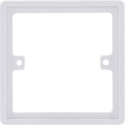 Electrical Supplier. 1 Gang 10mm Square Spacer