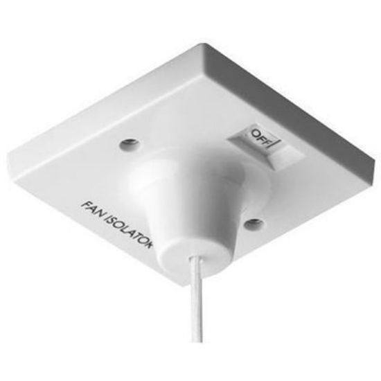 Electrical Supplier. 10A Triple Pole Fan Isolator Ceiling Switch