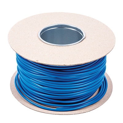 Electrical Supplier. Blue 6mm x 100m PVC Sleeving