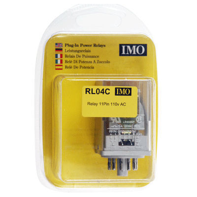 Electrical Supplier. 11 Pin 10A 3 Pole 110VAC Changeover Relay