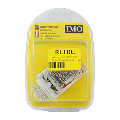 Electrical Supplier. 11 Pin 10A 3 Pole 12VDC Changeover Relay