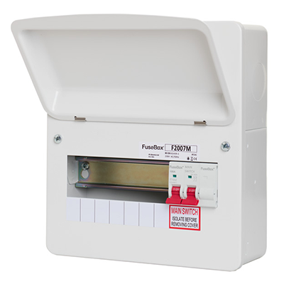 Electrical Supplier. 7 Way Main Switch Consumer Unit