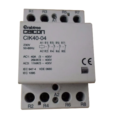 Electrical Supplier. 40A 230V AC 4 Pole Contactor